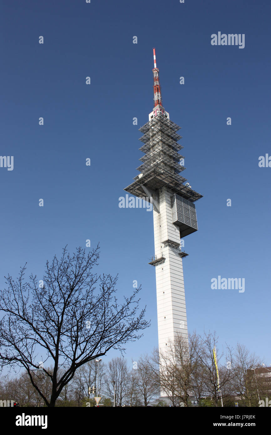 tower sightseeing television tower hanover provincial capital emblem ...
