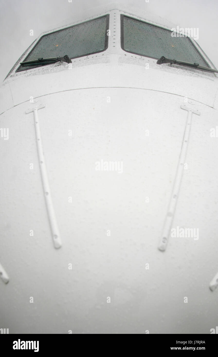 travel detail transport nose front air aircraft aeroplane plane ...