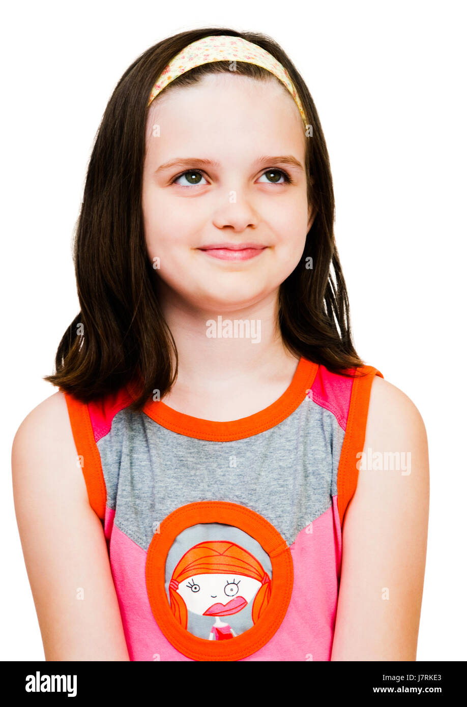 Tween girl day dreaming hi-res stock photography and images - Alamy
