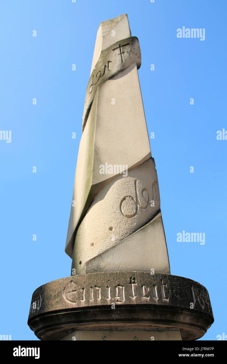 monument concrete freedom liberty pyramid obelisk unity blue monument ...