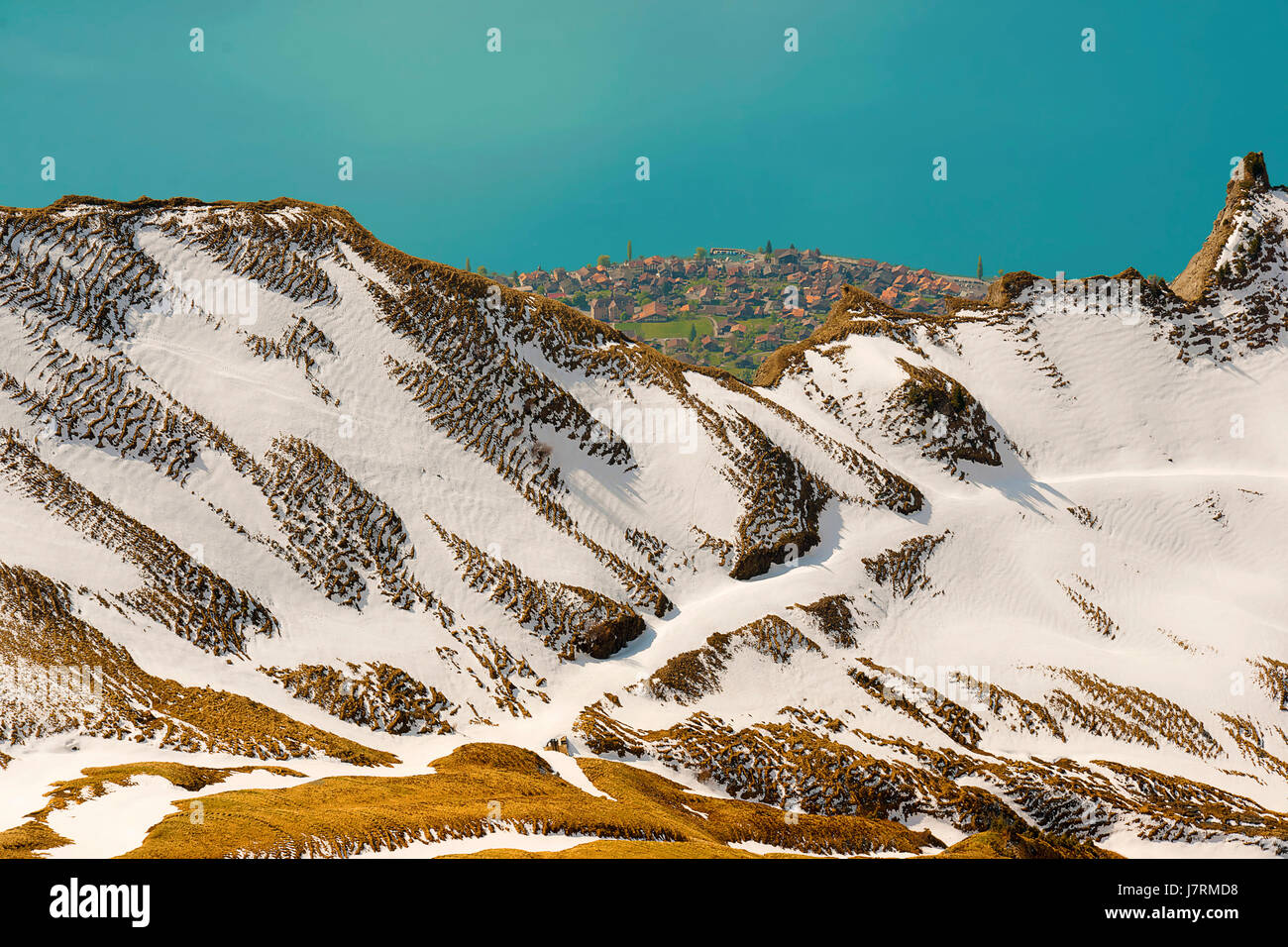 alps switzerland thaw snow alps switzerland perspective prospect thaw ...