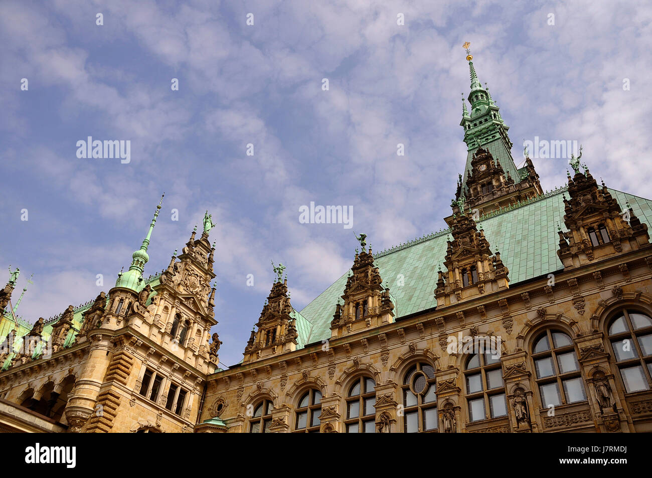 historical monument hamburg town hall hamburger burger emblem building ...