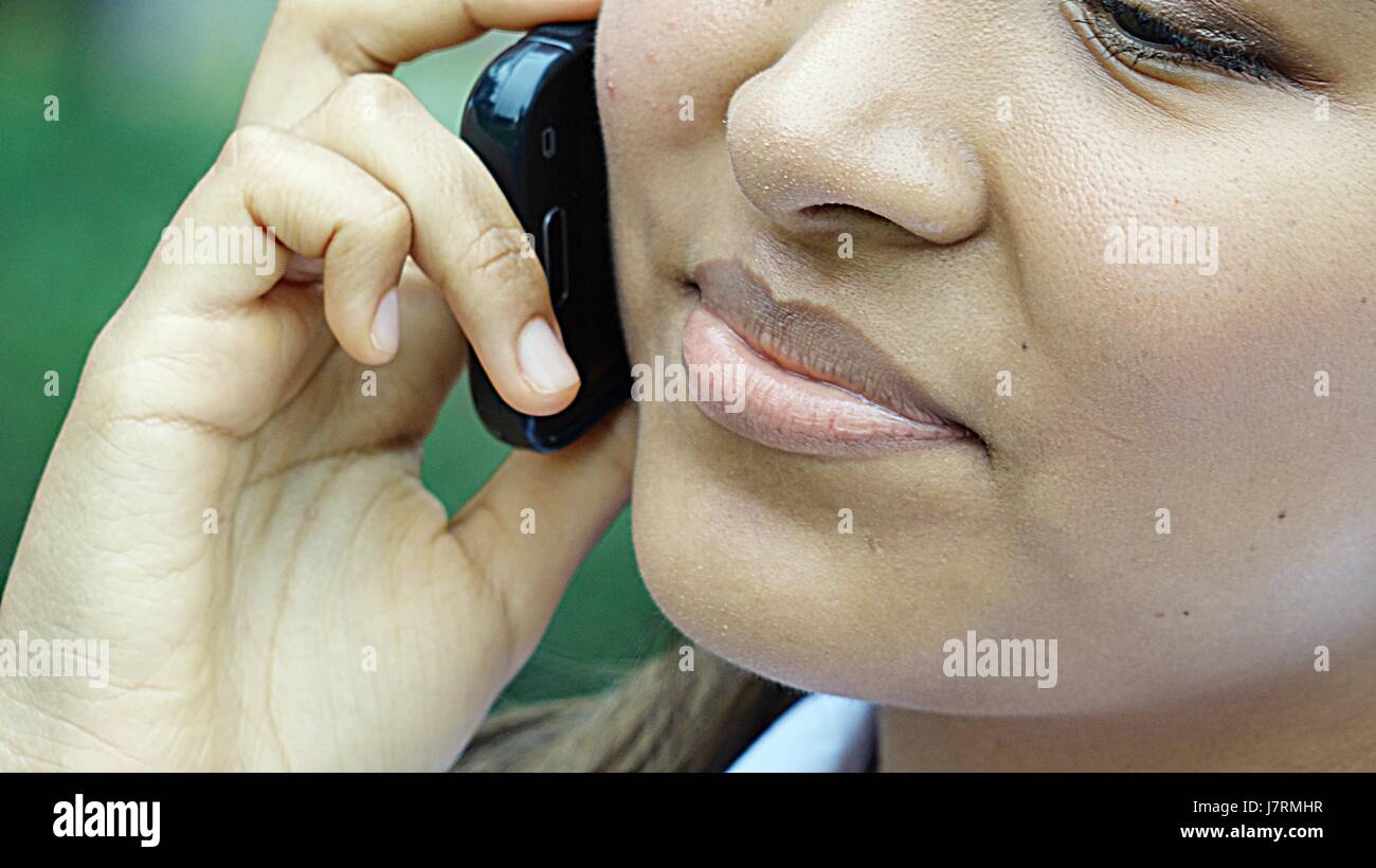 Teenager Using Cell Phone Stock Photo - Alamy