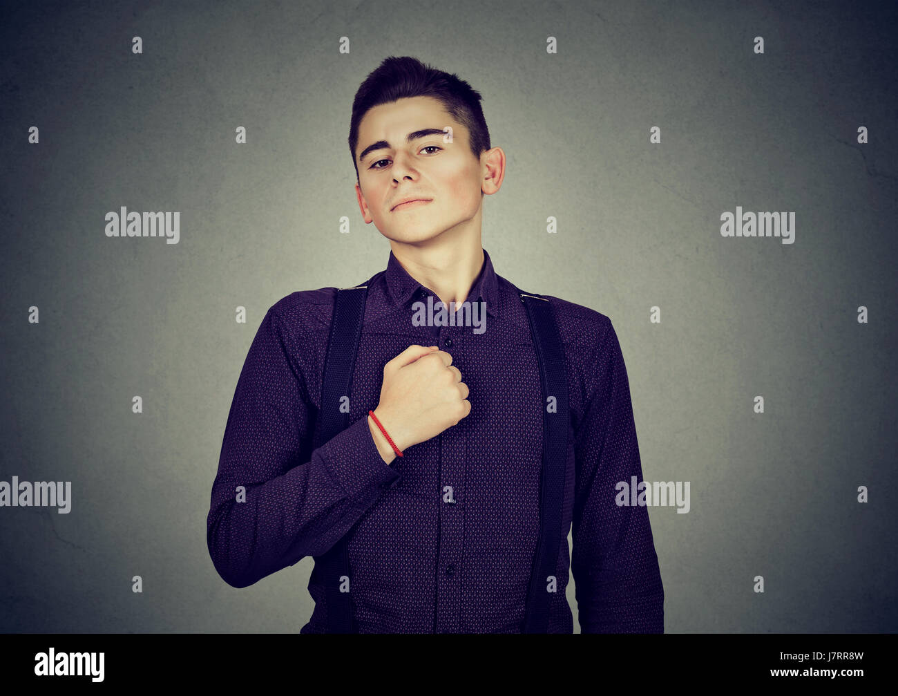 Self motivated young handsome hi-res stock photography and images - Alamy