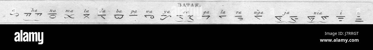 Batak painting Black and White Stock Photos & Images - Alamy