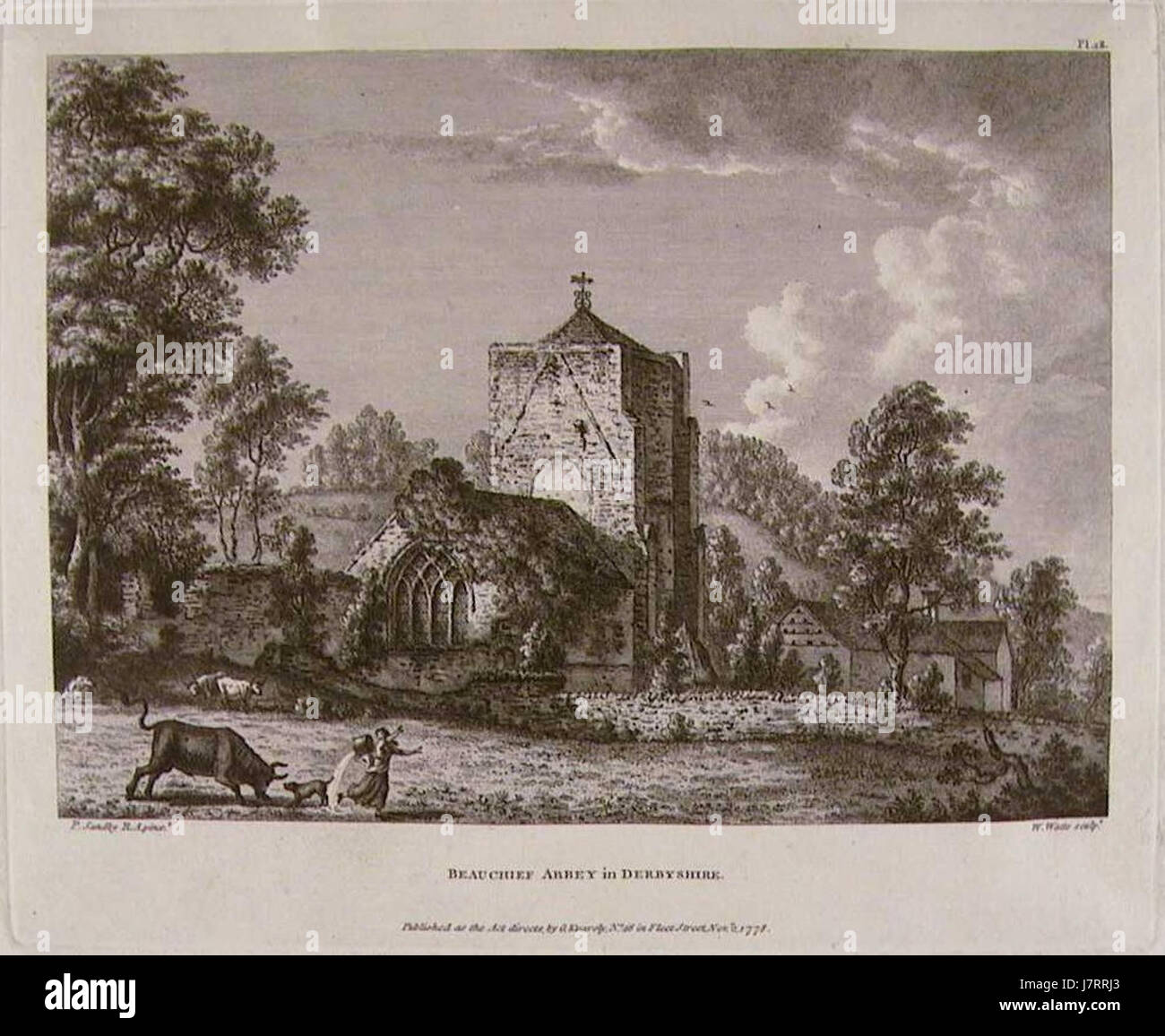 Beauchief Abbey, located in Sheffield, England, is a historic site ...