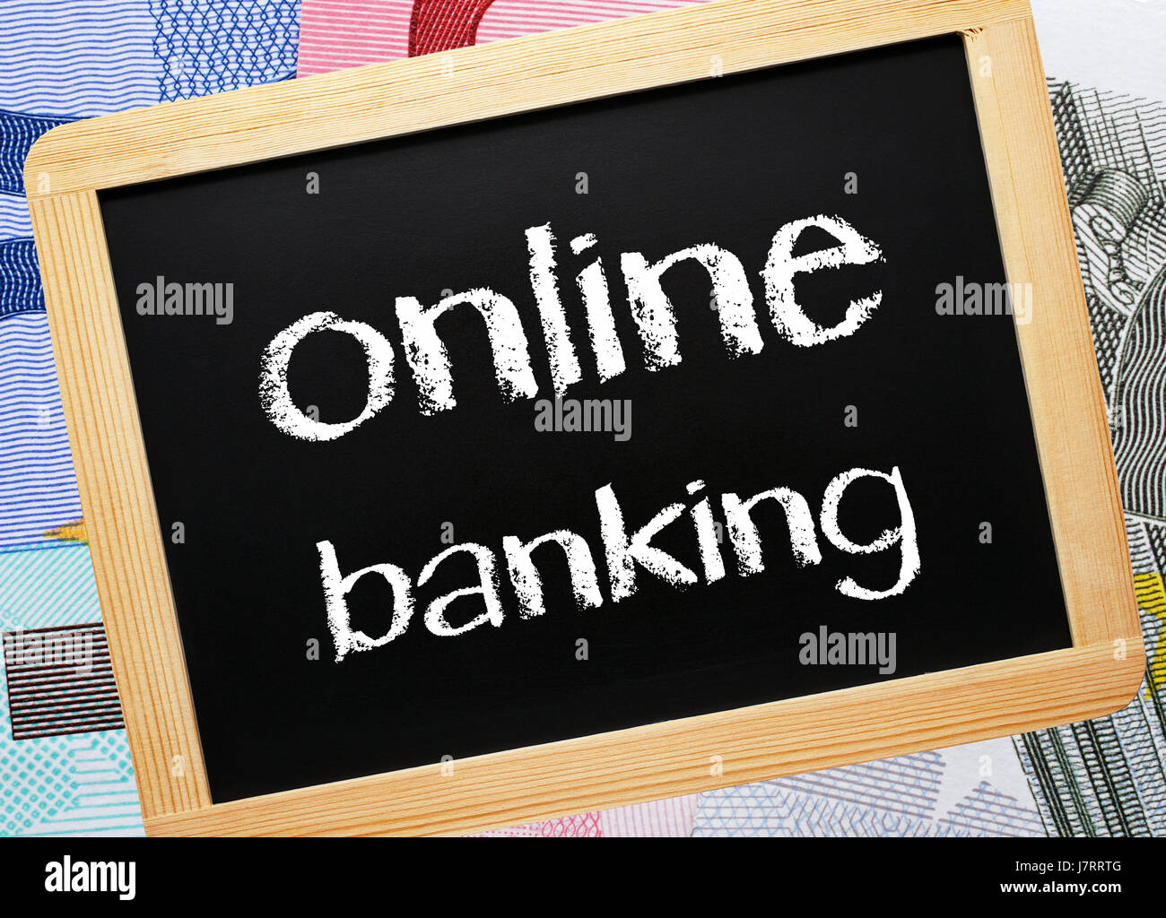 online banking - money concept euros Stock Photo - Alamy