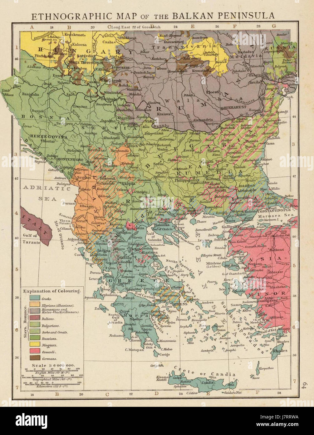 Balkan map hi-res stock photography and images - Alamy