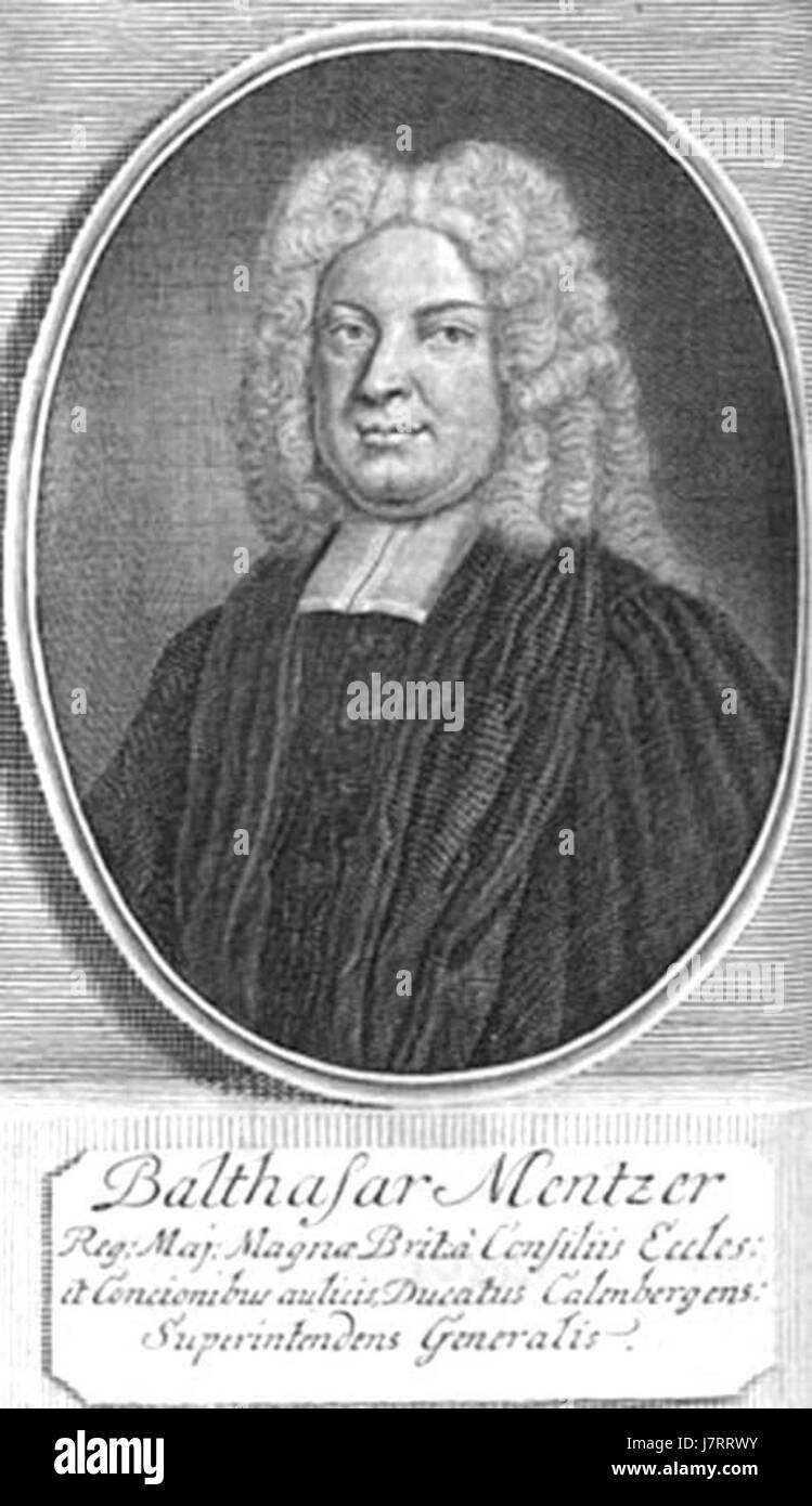 Balthasar Mentzer IV Stock Photo - Alamy