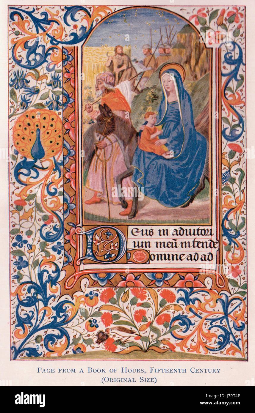 Book of Hours Stock Photo - Alamy