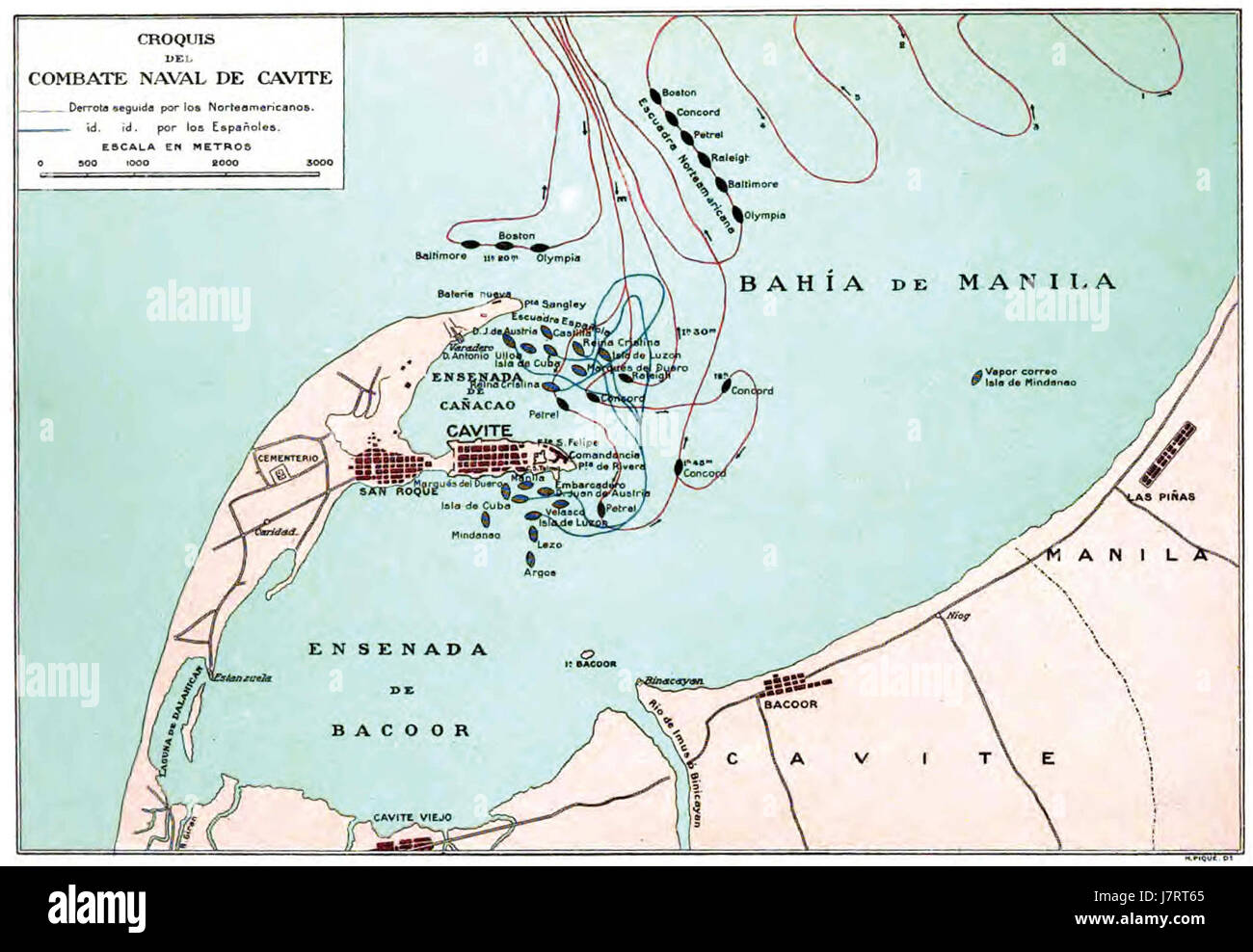 Historical map of manila hi-res stock photography and images - Alamy