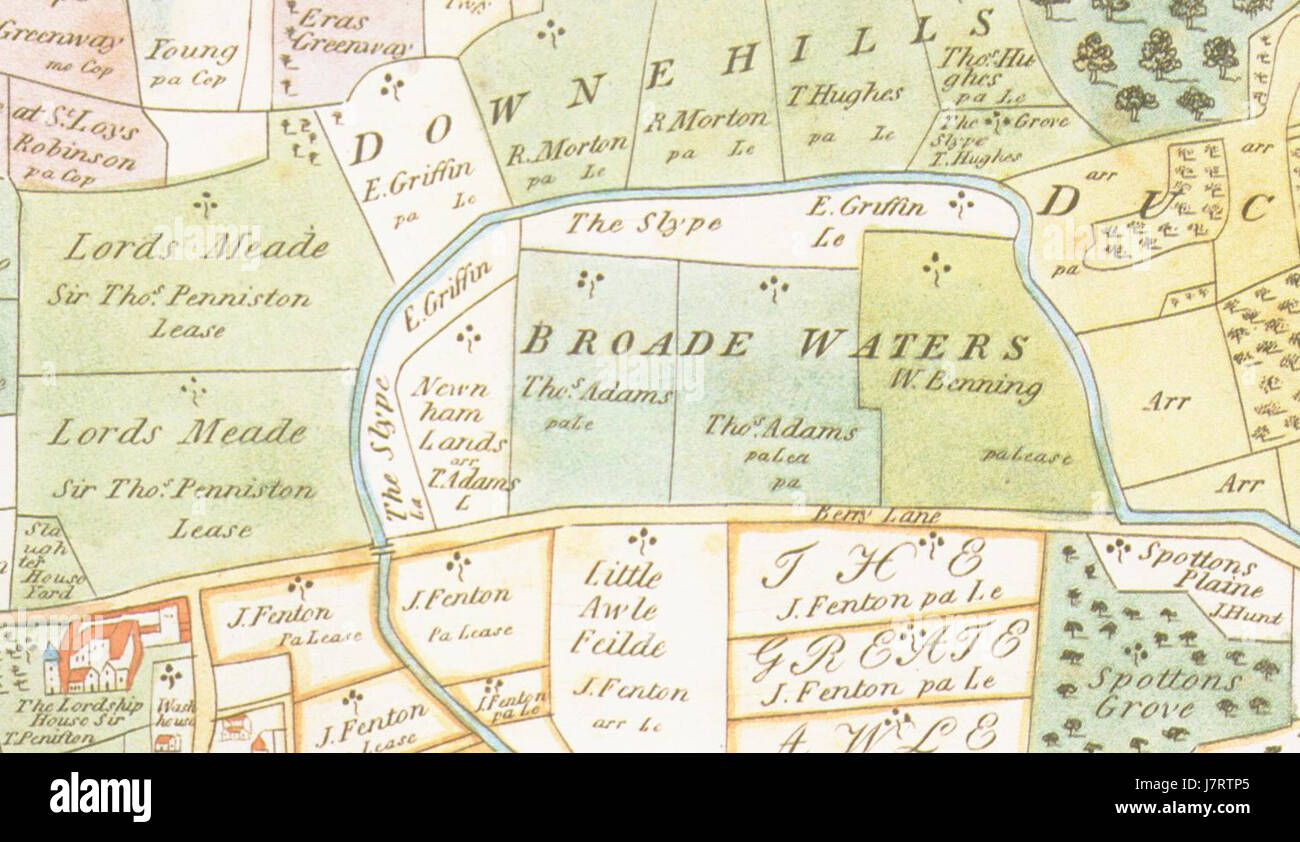 Map of broadwater hi-res stock photography and images - Alamy