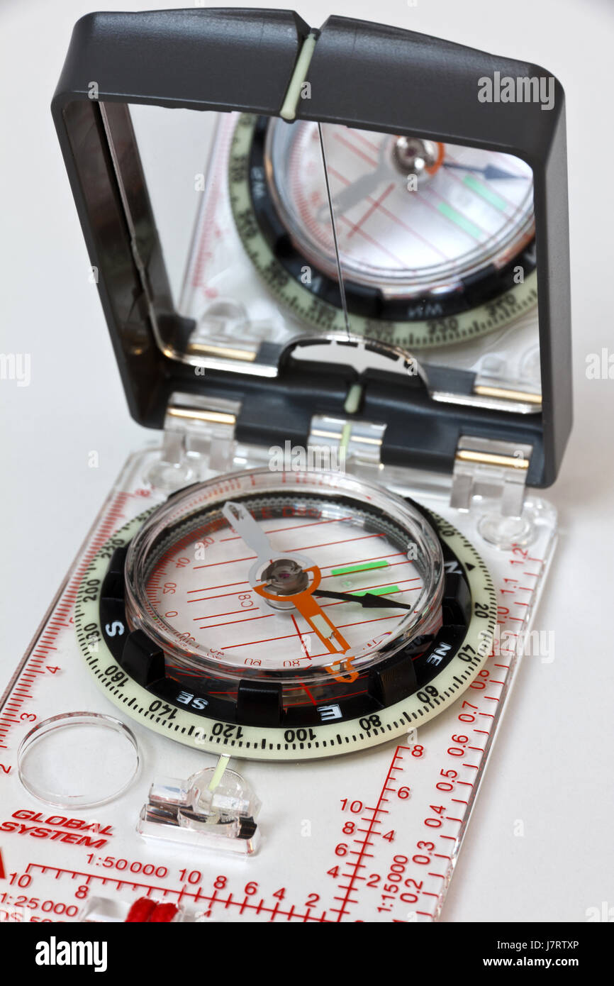 Opened compass hi-res stock photography and images - Alamy