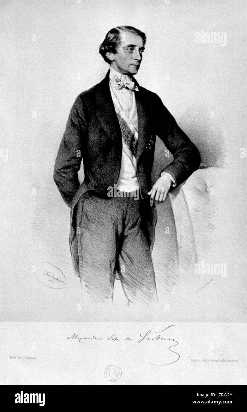 Alexander Graf Huebner was a notable figure, potentially in a field ...