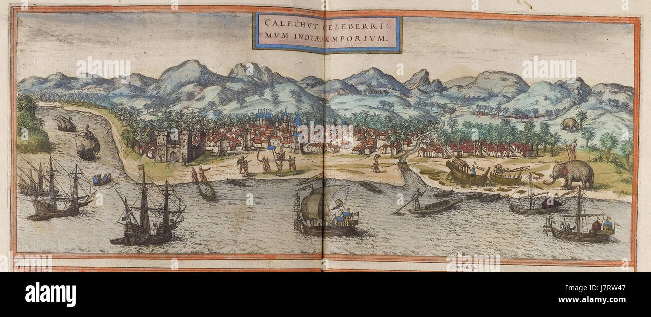 Calicut map hi-res stock photography and images - Alamy