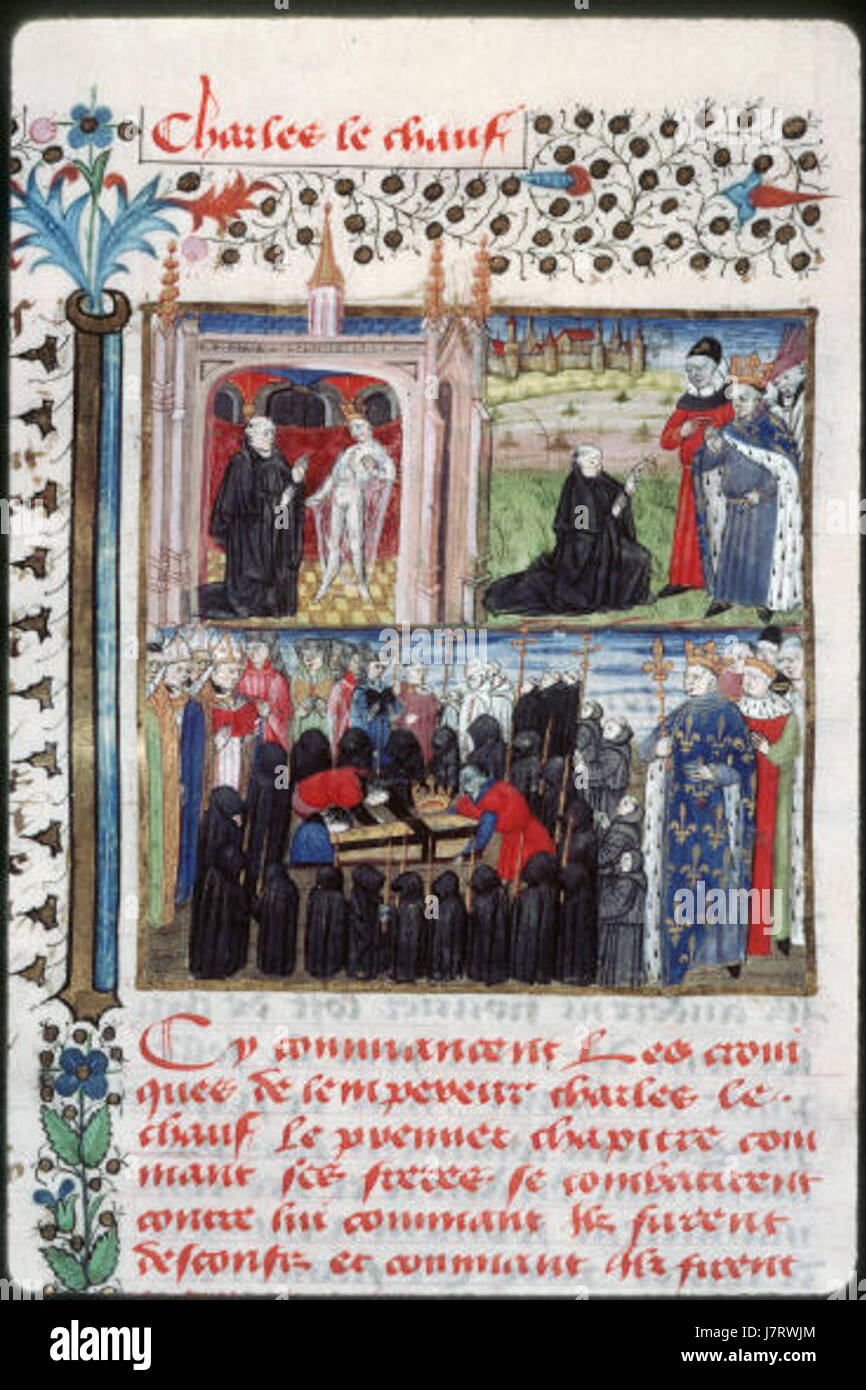 Apparition Charles le chauve Stock Photo - Alamy