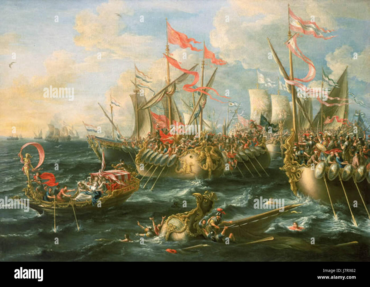 The battle of actium hi-res stock photography and images - Alamy