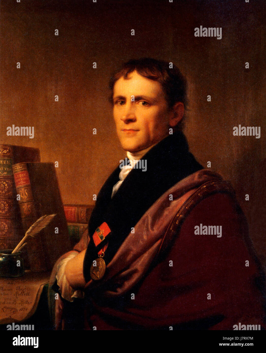 Baden Rolletmuseum Anton Franz Rollett (1824 Stock Photo - Alamy