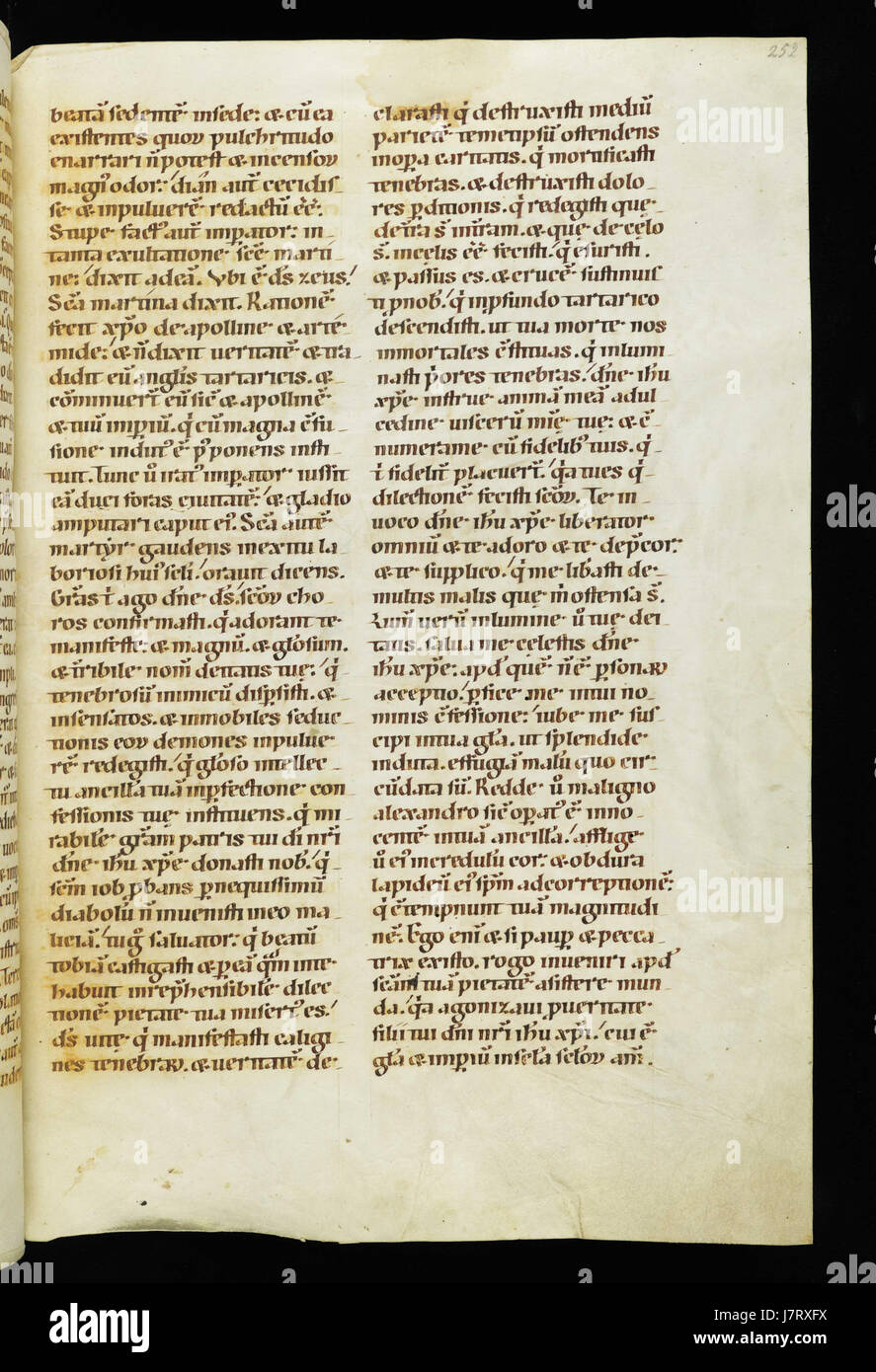 Codex Bodmer 127 252r refers to a manuscript from the Bodmer collection ...