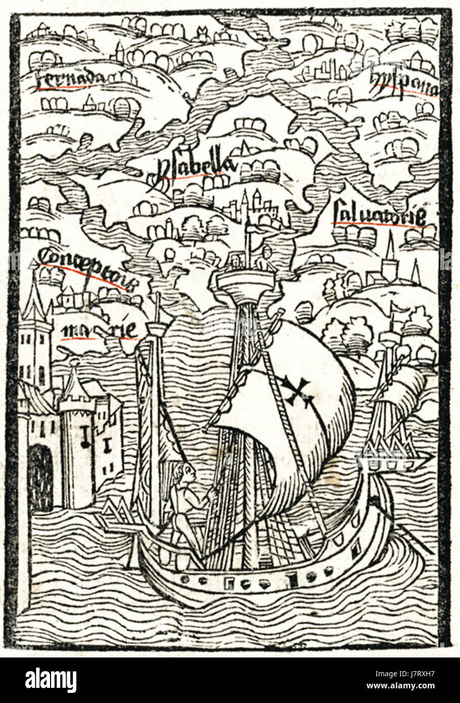 The Columbus Letter, published in Basel in 1493, features an ...