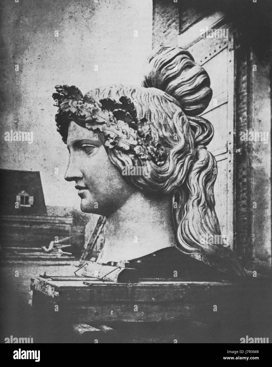 Bavaria Statue Kopf Profil Montage Stock Photo - Alamy