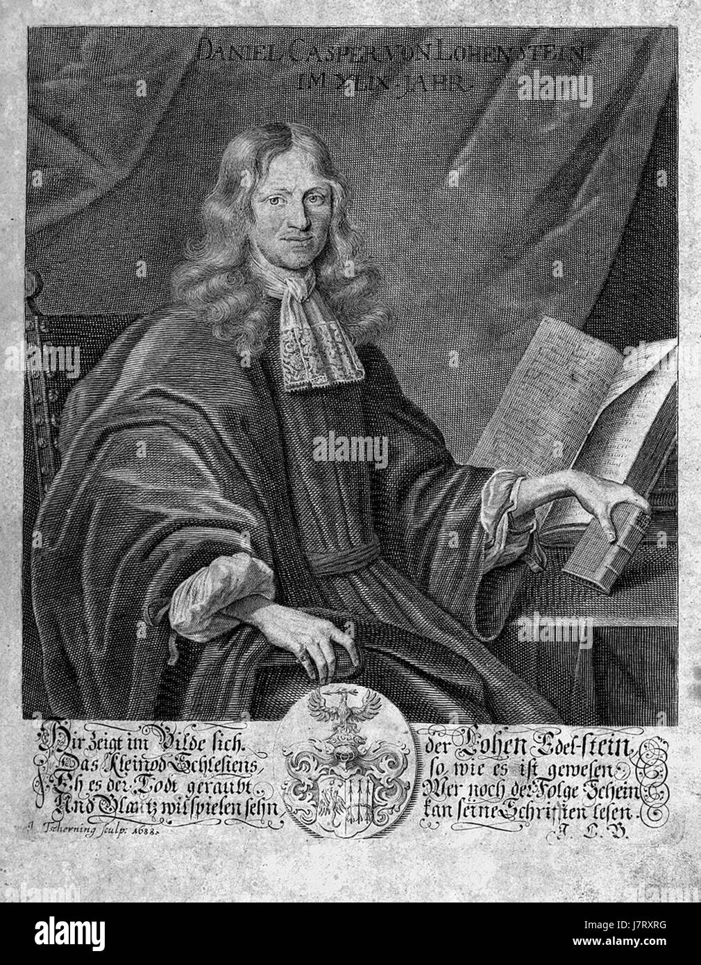 Daniel Casper von Lohenstein im XLIX Jahr Stock Photo - Alamy