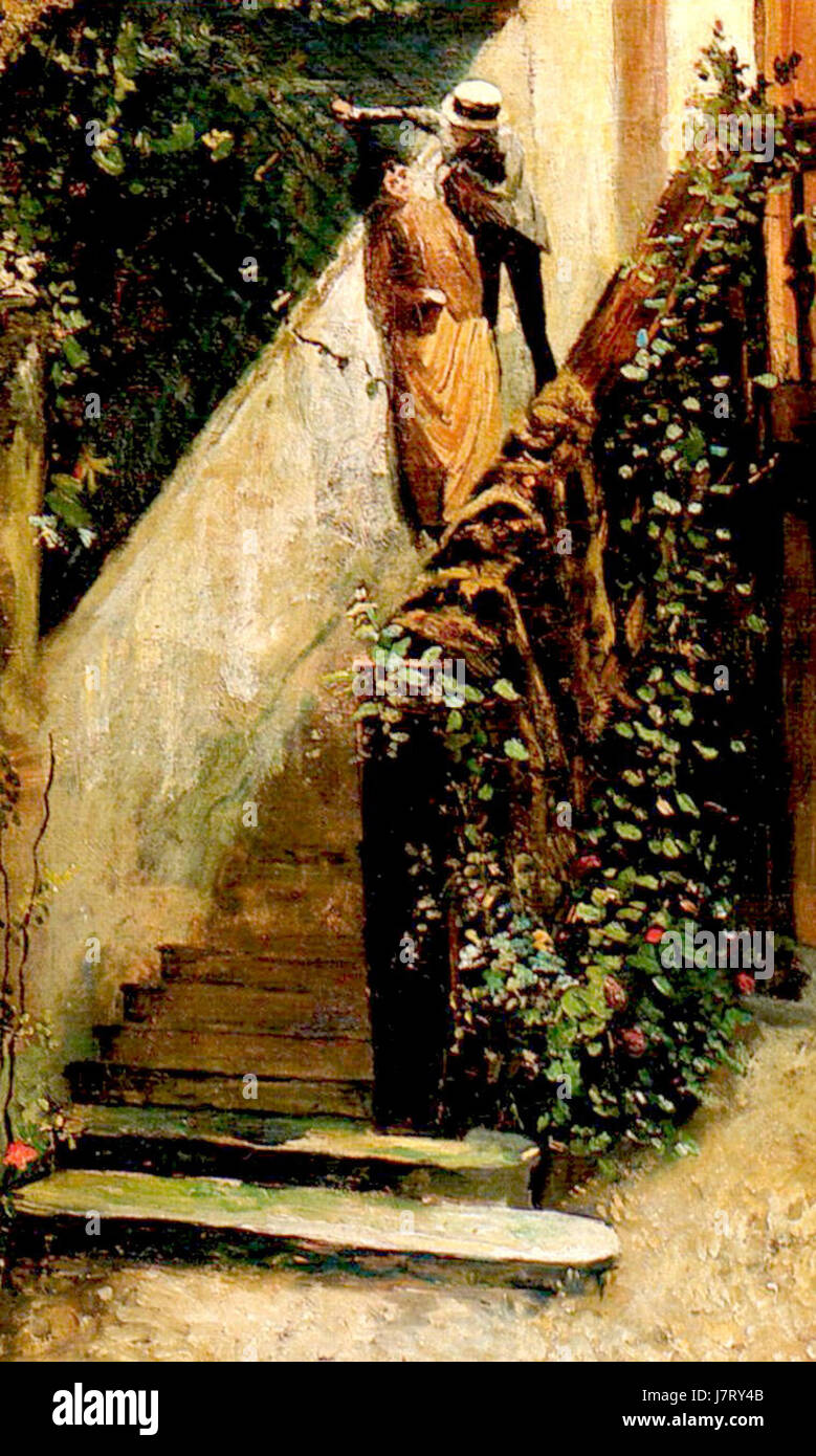 A reference to a work by Cristobal Rojas, a Venezuelan artist known for ...