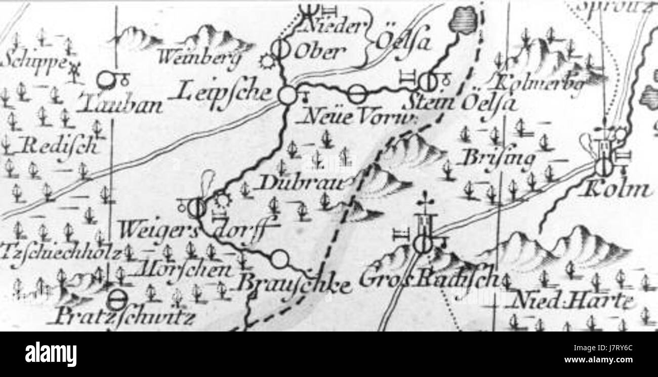 The map created by Dauban and Schenk in 1759 offers a detailed ...
