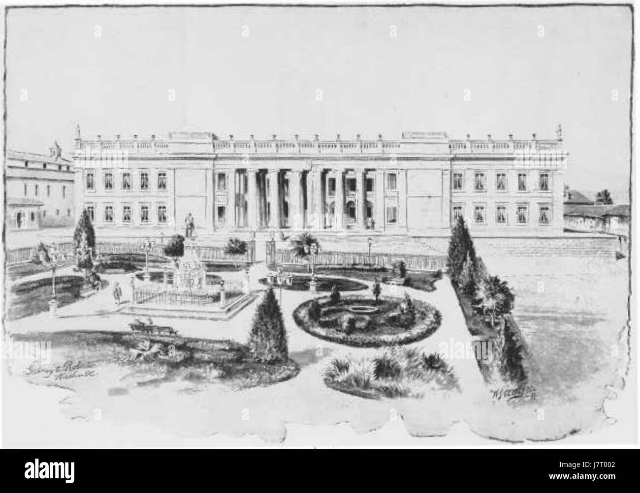 Capitolio nacional Colombia 1893 Stock Photo - Alamy