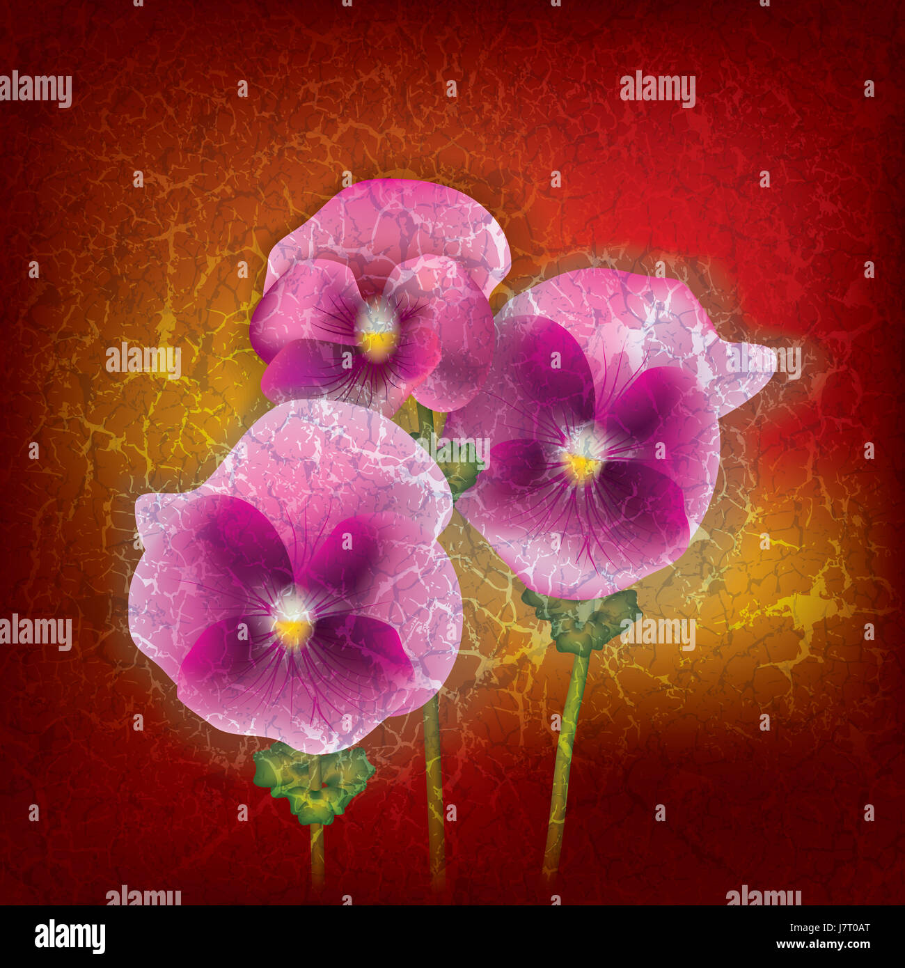 leaf flower plant painting spring crack fissure backdrop background ...