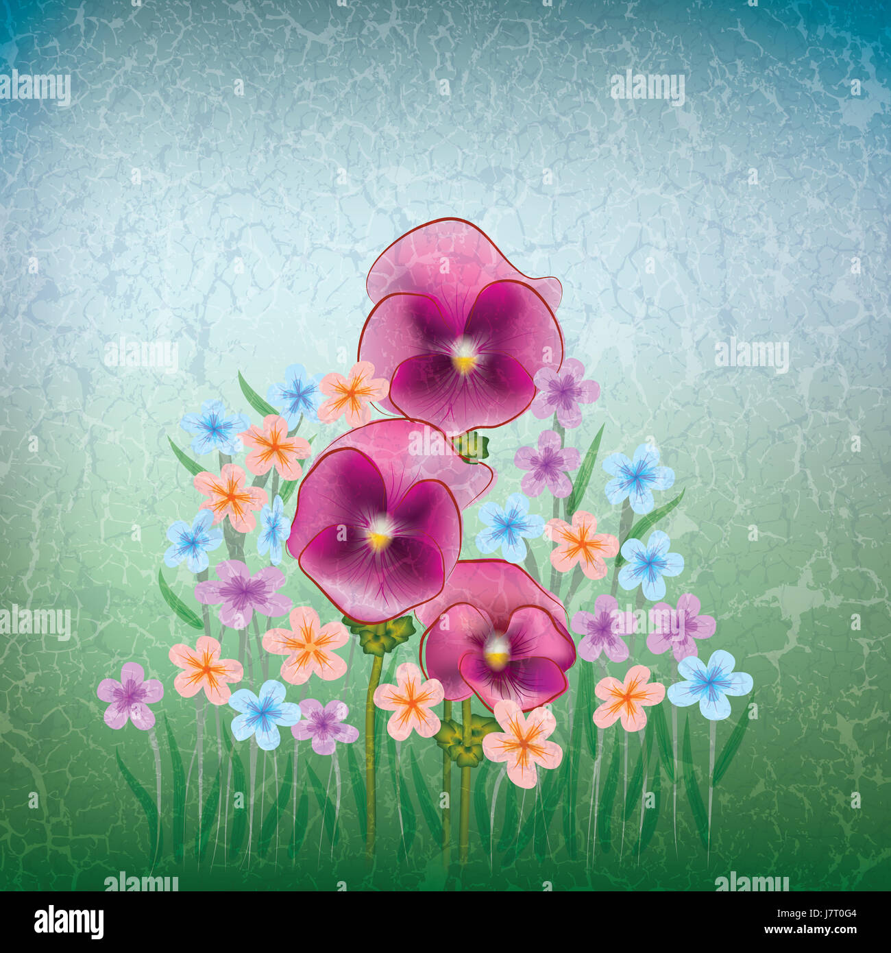 leaf flower plant painting spring crack fissure backdrop background ...