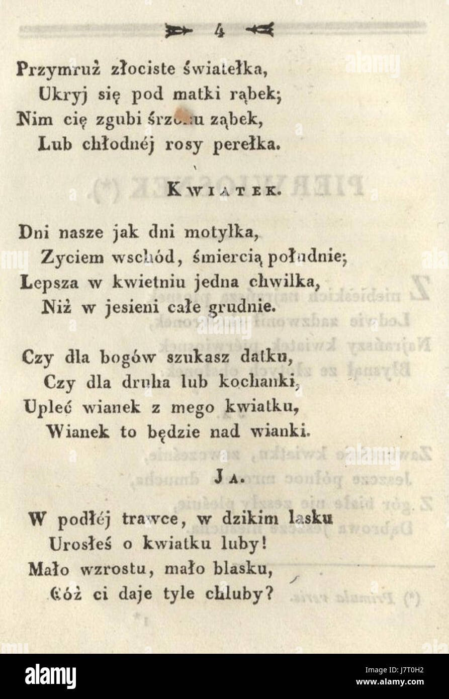 A historical publication of Adam Mickiewicz's 'Poezye' from 1822, a ...