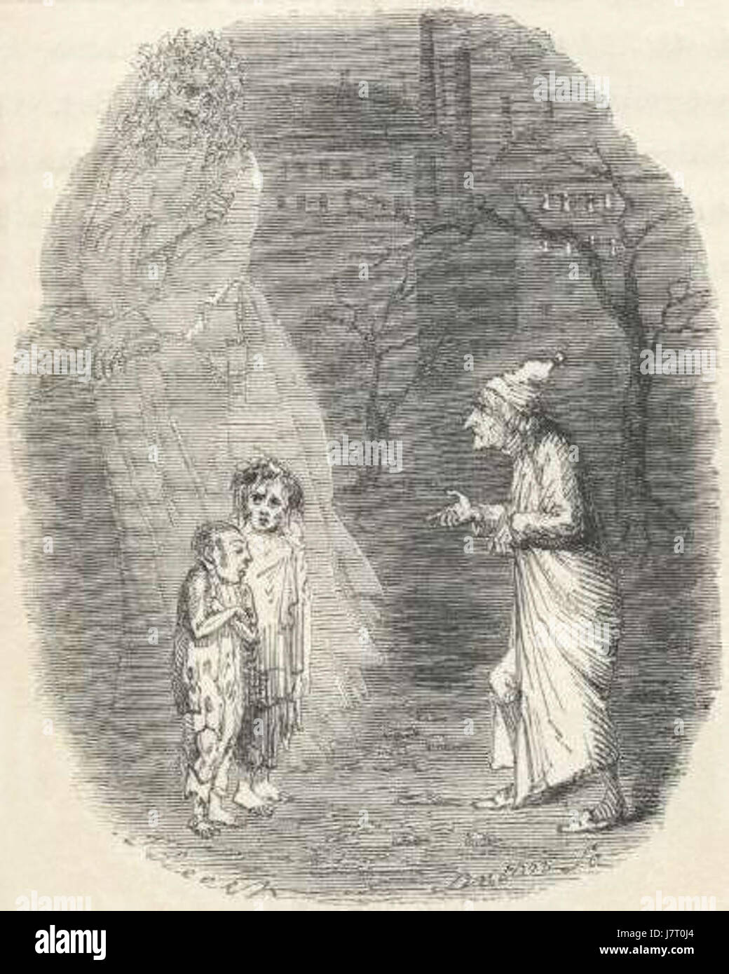 A Christmas Carol Ignorance and Want Stock Photo - Alamy