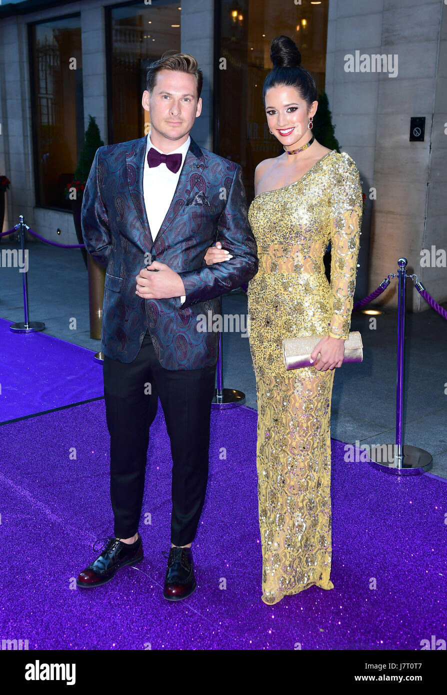 Lee Ryan (right) attends the Butterfly Ball Charity fundraiser at the ...