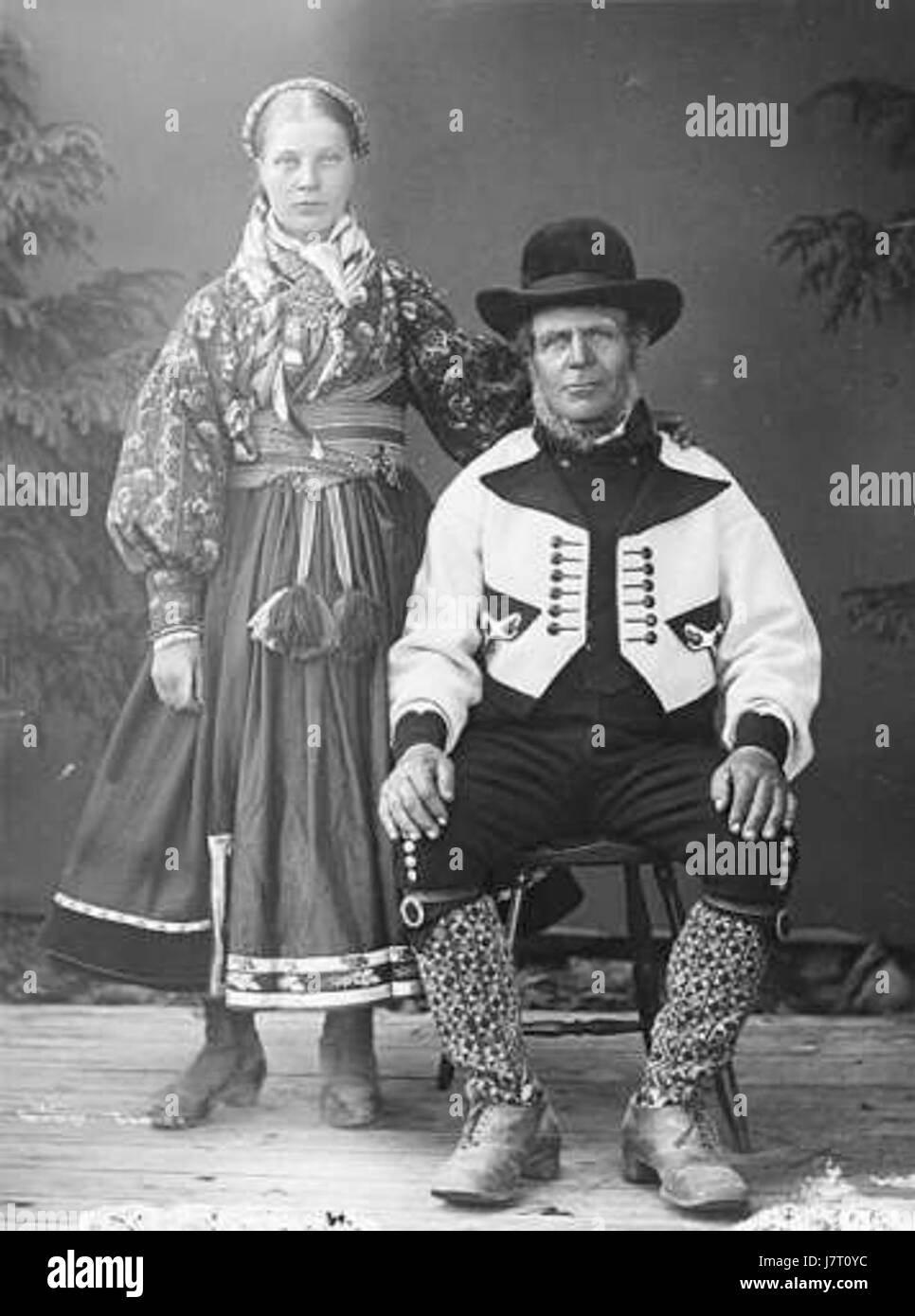 Telemark bunad Black and White Stock Photos & Images - Alamy