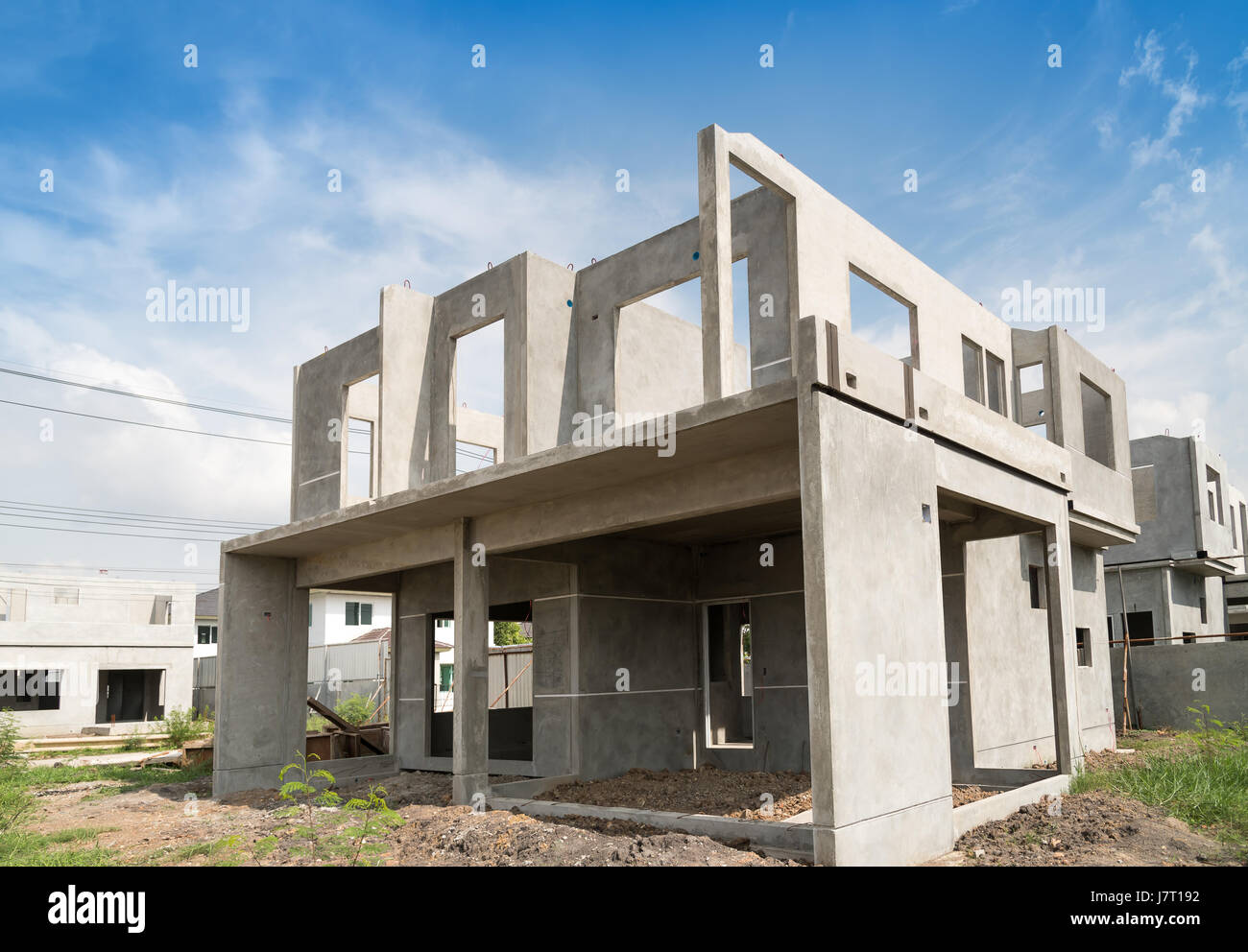 The building structure are made from prefabrication system.All pieces ...