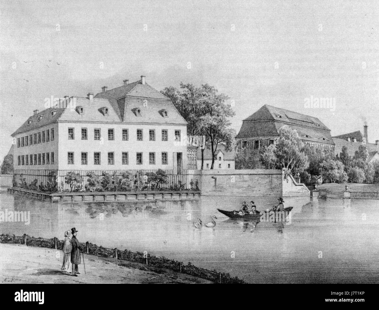 Prussian manor house Black and White Stock Photos & Images - Alamy