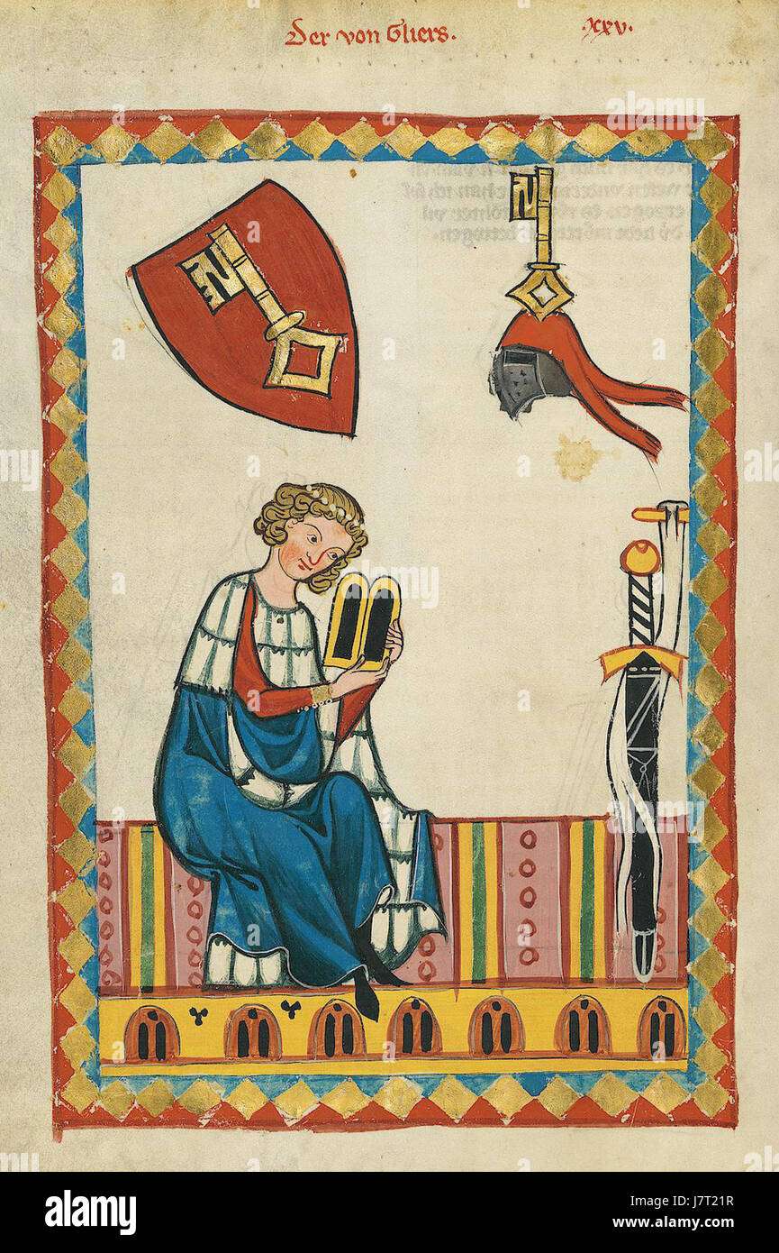The Codex Manesse is a famous manuscript from the 14th century ...