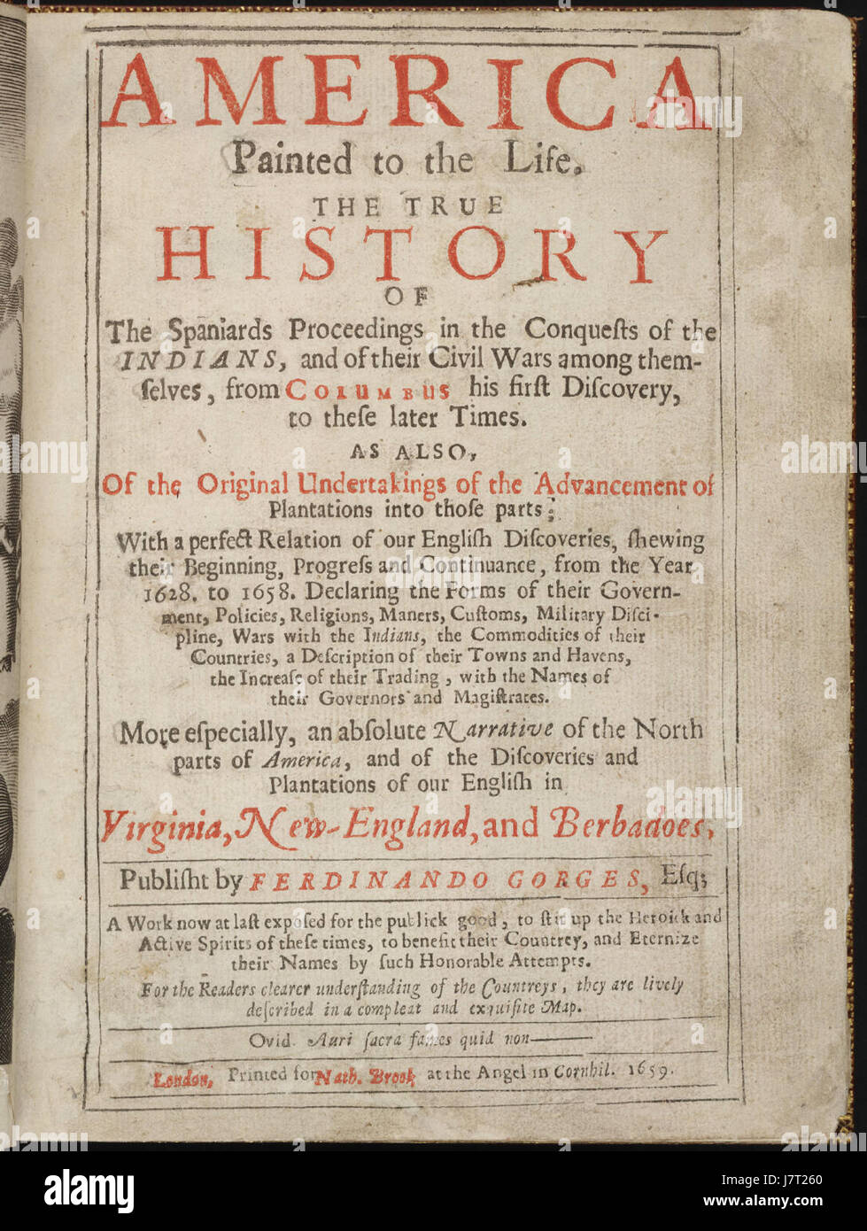 17th century colonization america hi-res stock photography and images ...