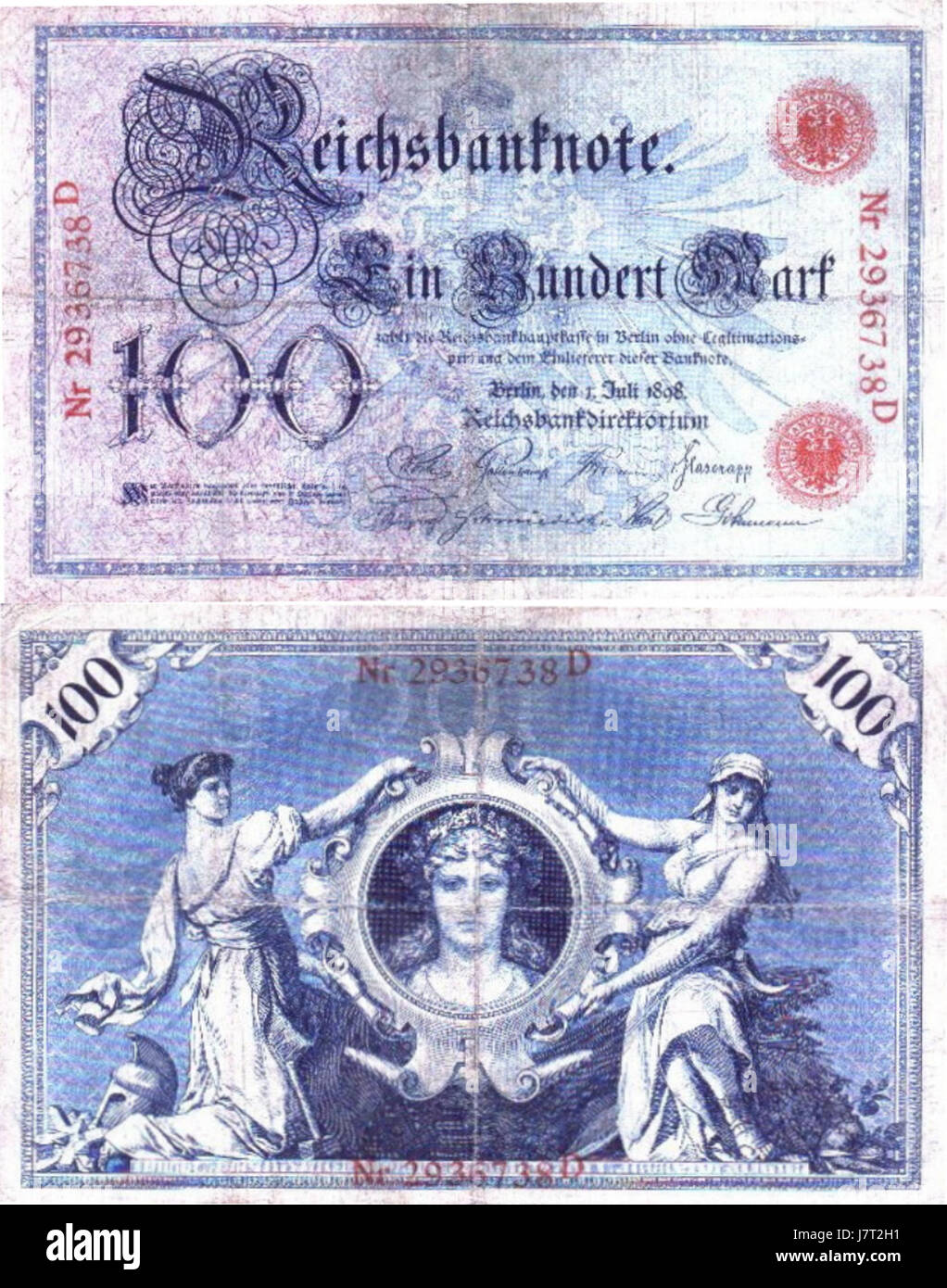 100 german mark hi-res stock photography and images - Alamy
