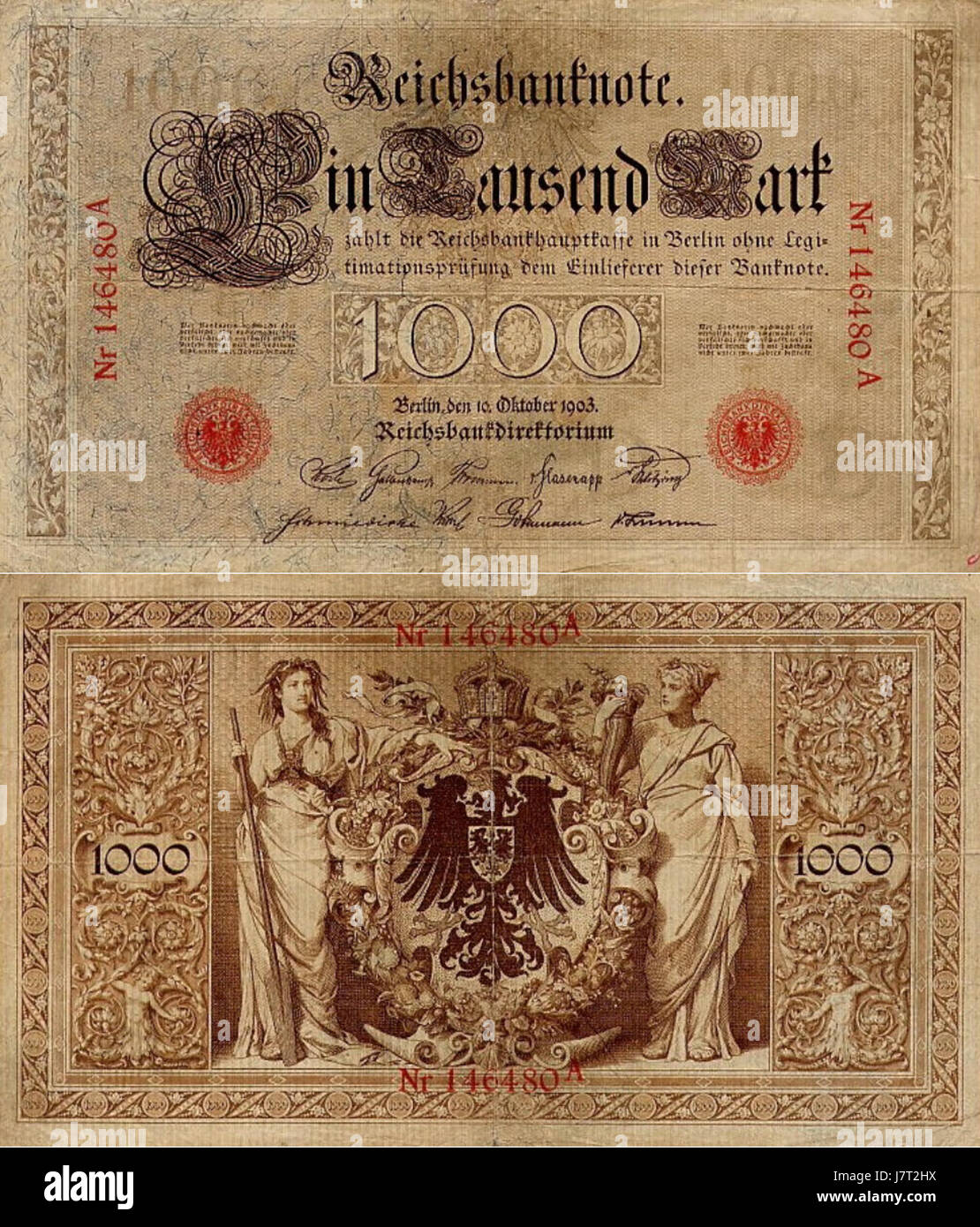 1000 mark note hi-res stock photography and images - Alamy