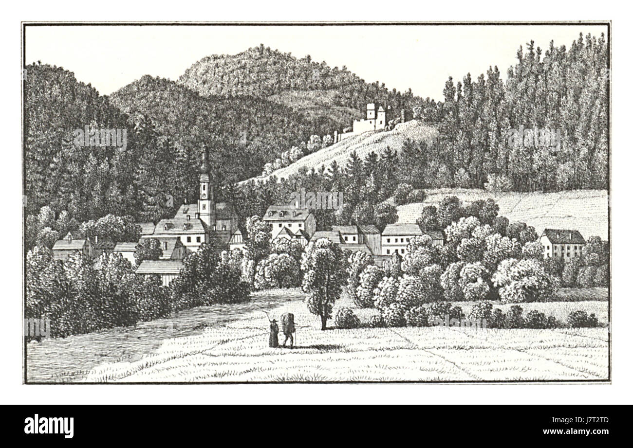 Lithographs ruins hi-res stock photography and images - Alamy