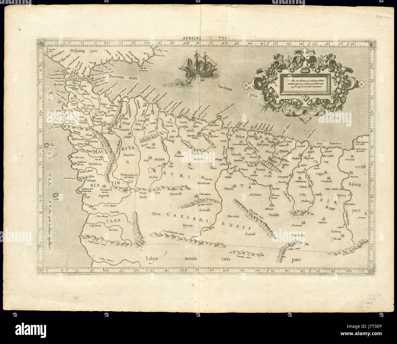 Old northern africa map hi-res stock photography and images - Alamy