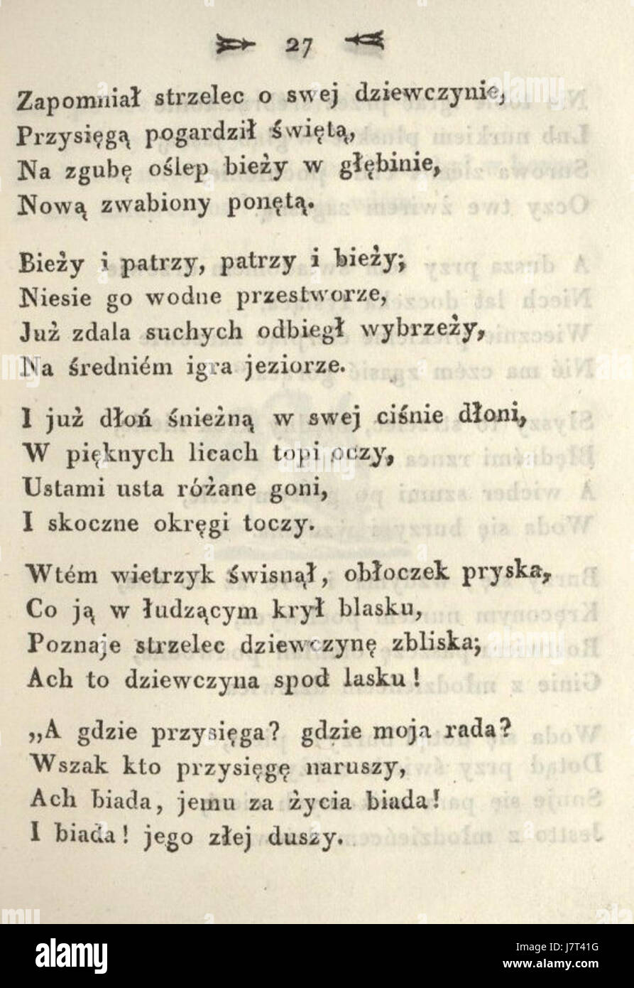 'Adam Mickiewicz Poezye 1822' is a literary work by Adam Mickiewicz, a ...