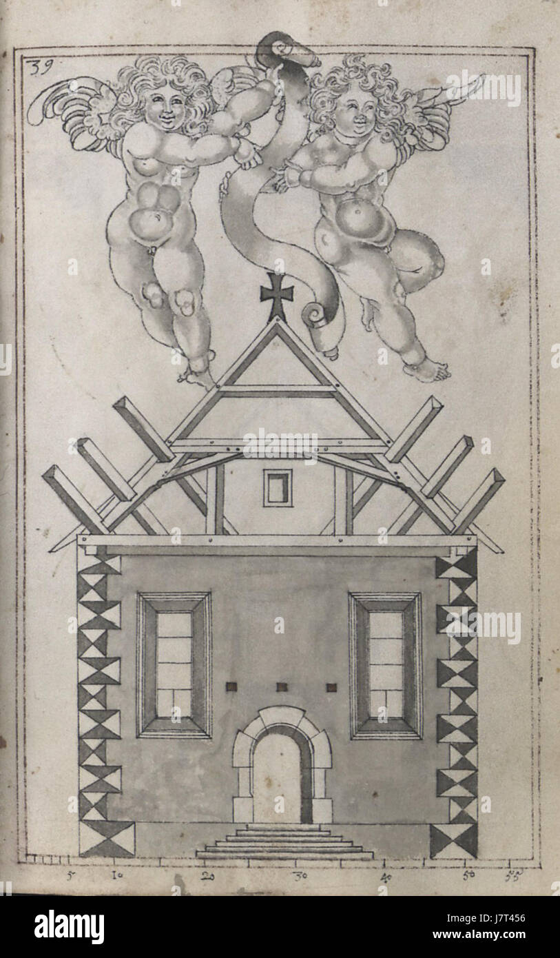 A detailed illustration from the 'Architectura Capucinorum' showcasing ...