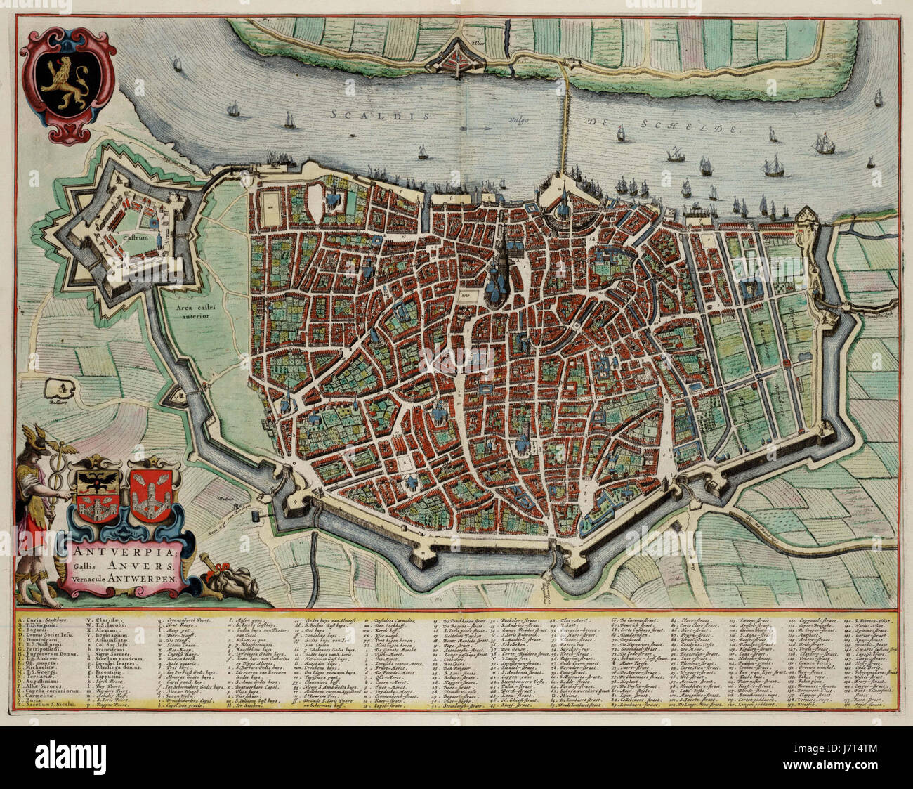 Map of antwerpen hi-res stock photography and images - Alamy