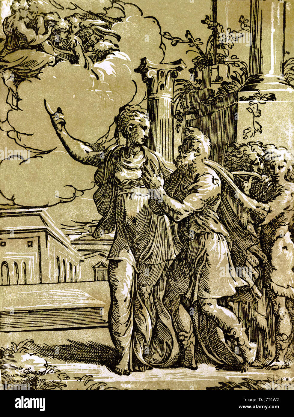 'The Tiburtine Sibyl and the Emperor Augustus' is a famous fresco by ...