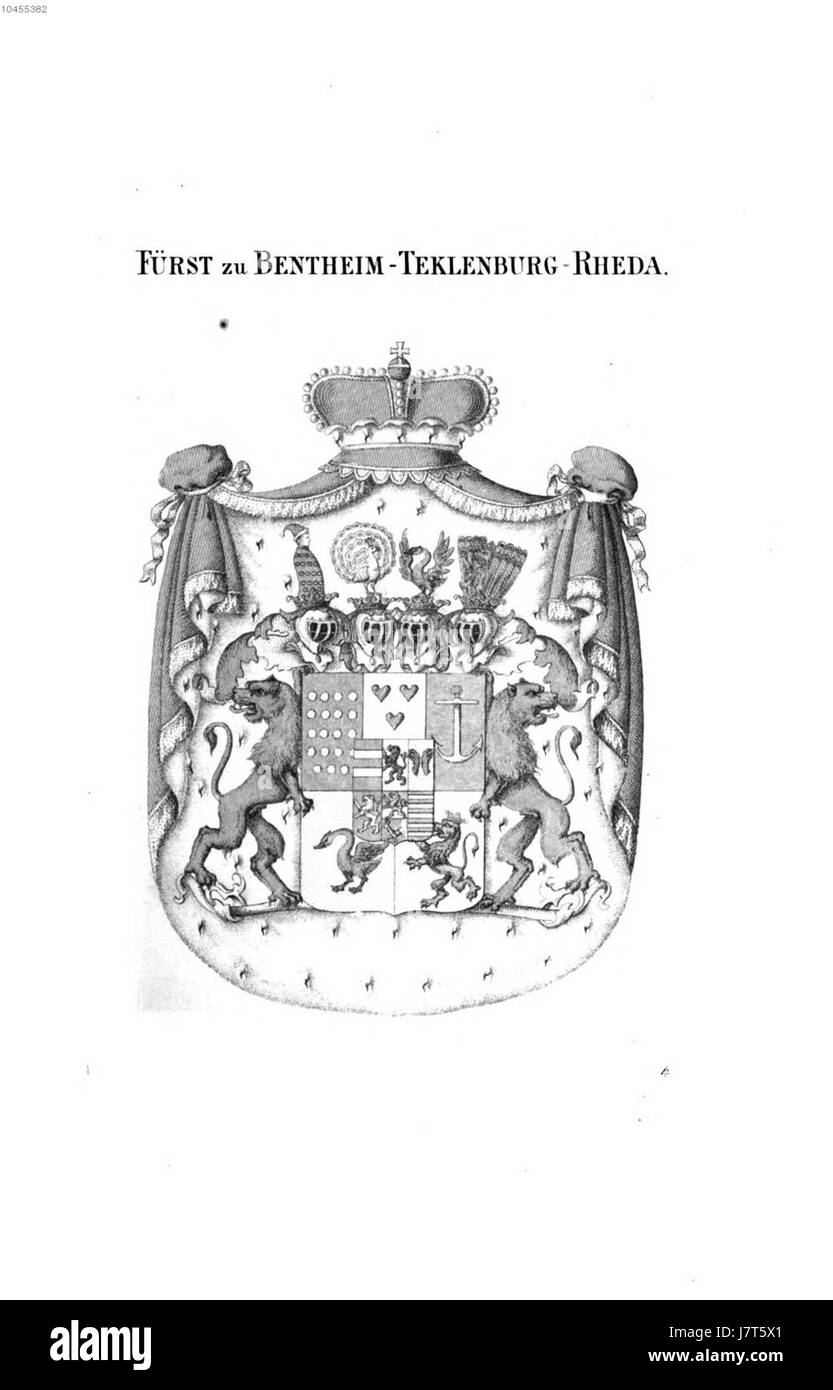 A historical or geographical reference to the regions of Bentheim ...