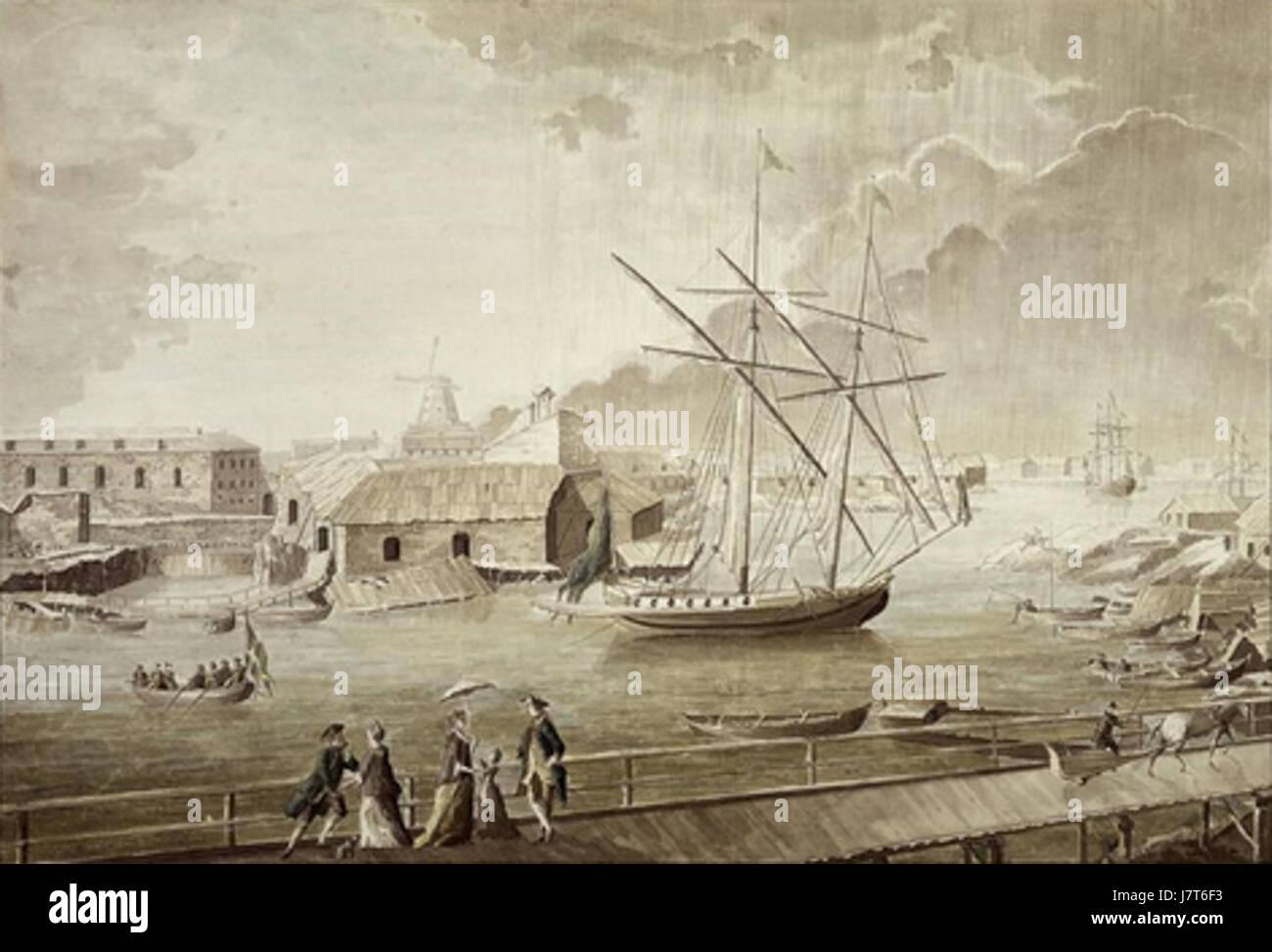 Adolf Geete pojama at Sveaborg 1760 Stock Photo - Alamy