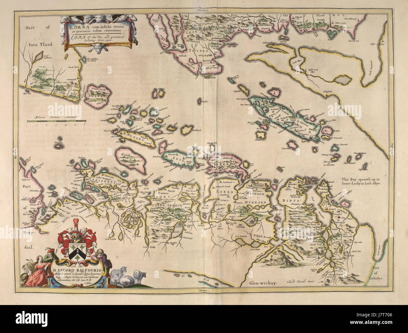 Firth lorn map hi-res stock photography and images - Alamy